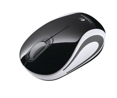 Mini Mouse Logitech Óptico M187, Inalámbrico, USB, 1000DPI, Negro SKU ...