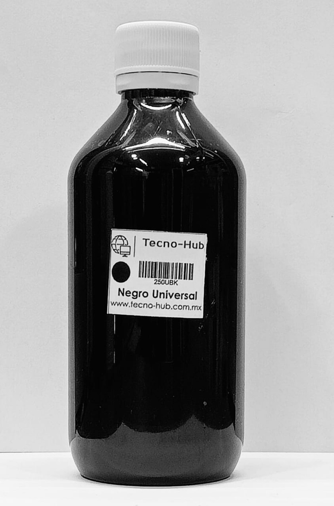 250ML TINTA UNIVERSAL NEGRA | Tecno-Hub